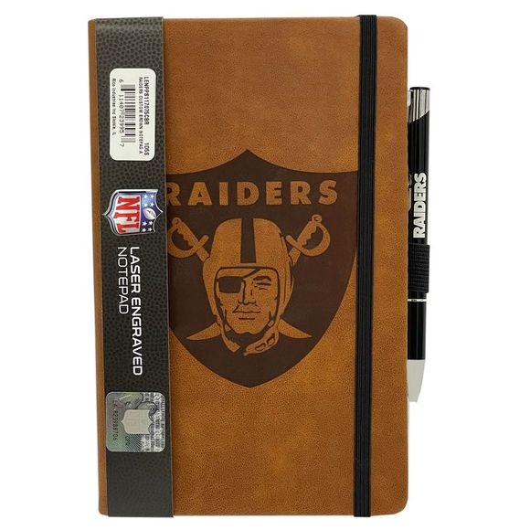 Rico Industries | Office | Nfl Las Vegas Raiders Laser Engraved Notepad ...